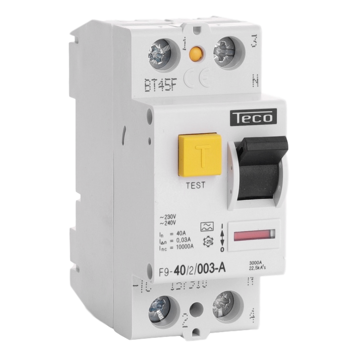 INTERRUPTEUR DIFFERENTIEL TECO 2P 63A 300mA